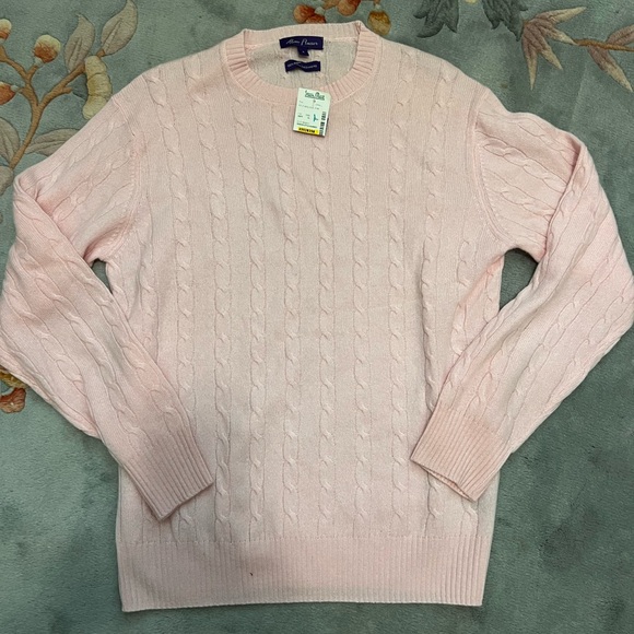 Alan Flusser | Sweaters | Alan Flusser Light Pink Crewneck Sweater 0 ...